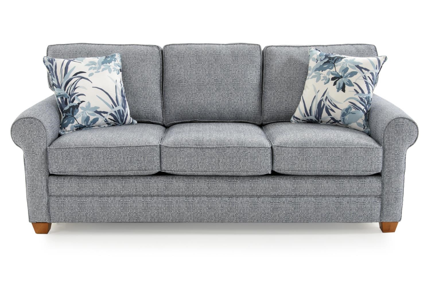 Capris Furniture 402 Q402 ALLOX OCEAN Casual Rolled Arm Sleeper Sofa Baer s Furniture Sleeper Sofas